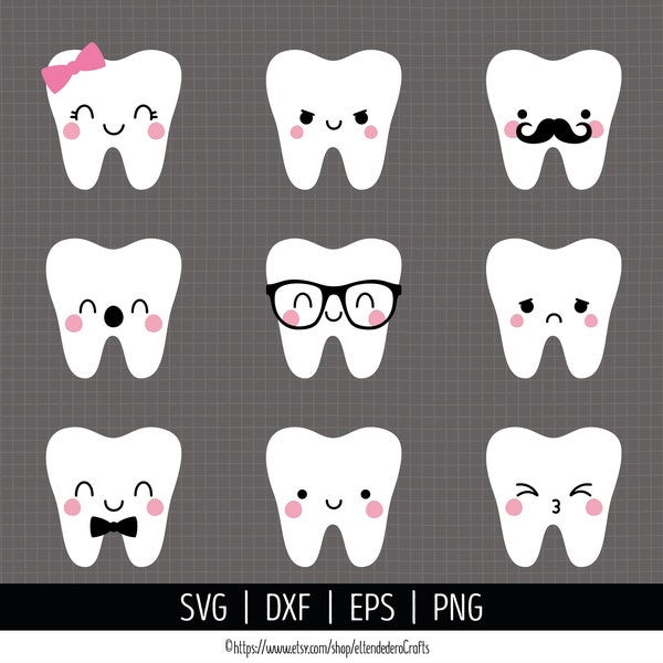 Tooth Svg - Etsy