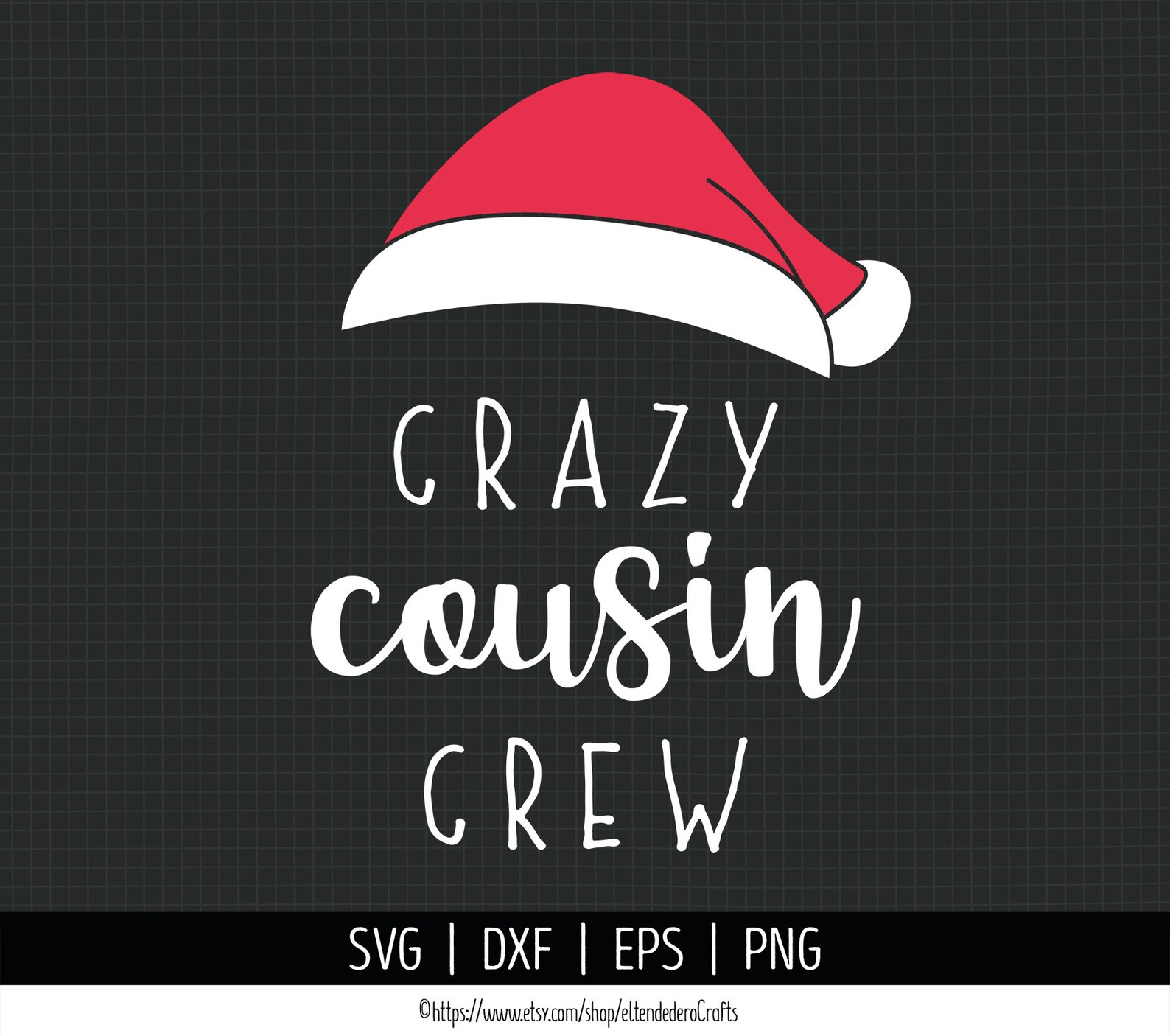 Crazy Cousin Crew Christmas Svg Group Christmas Shirt Cut Etsy