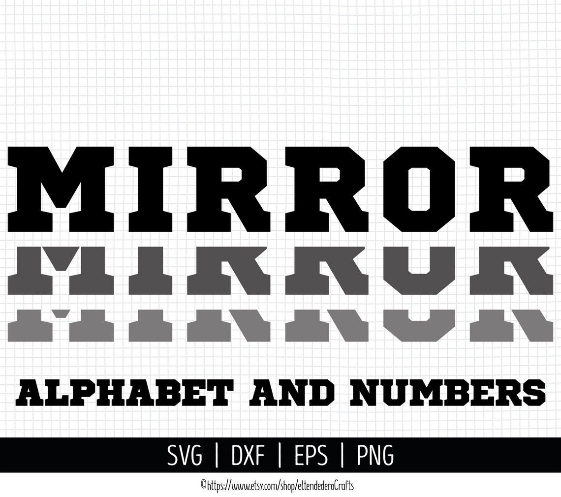 Mirror Alphabet SVG. Sports Font Clipart. College Letters Cut - Etsy