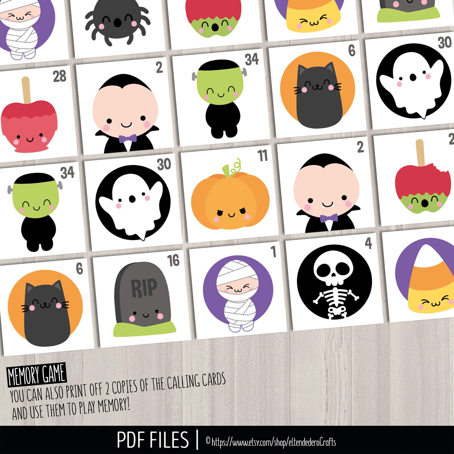 PRINTABLE Halloween Bingo, Halloween Games for Kids. School Holiday ...