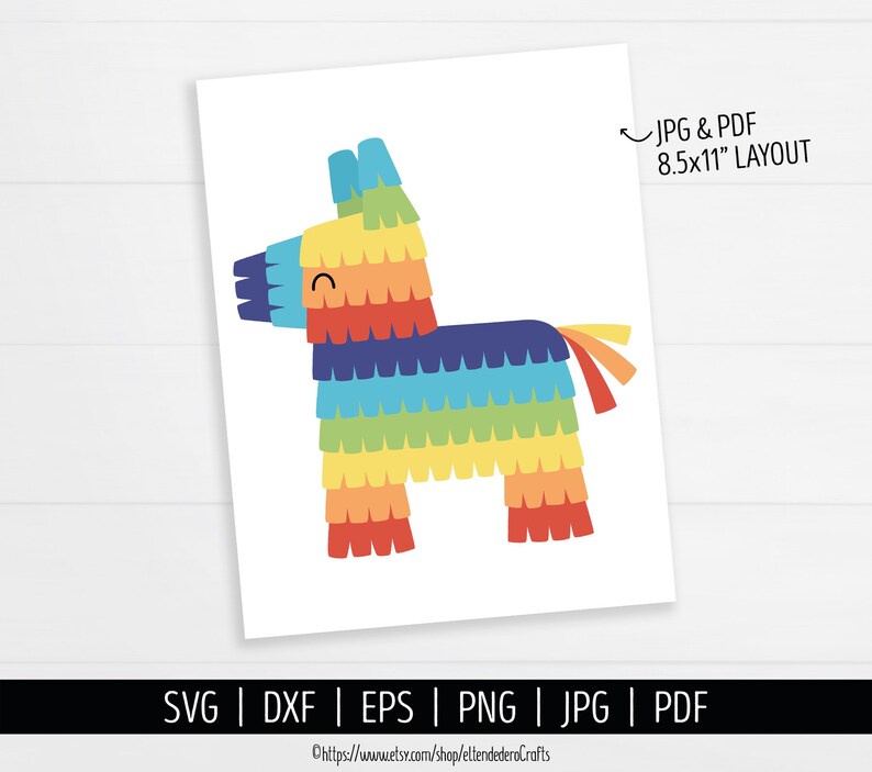 Pinata SVG. Fiesta Cinco De Mayo SVG. Kids Mexican Party PNG | Etsy