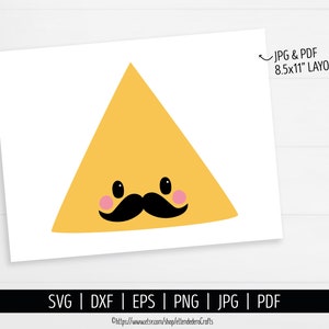 Nacho SVG. Cinco De Mayo Cut Files. Mexican Food SVG Kawaii - Etsy