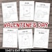 PRINTABLE Valentines Coloring Cards. Classroom Coloring Sheets. Kids ...