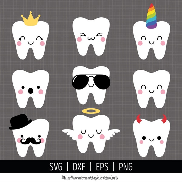 Tooth Svg - Etsy