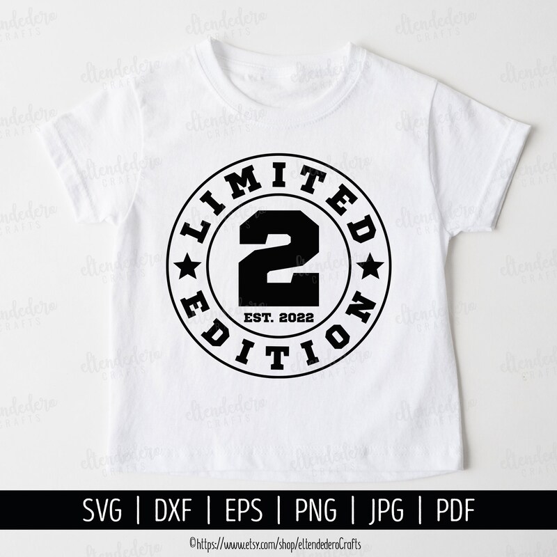 2nd Birthday Svg - Etsy