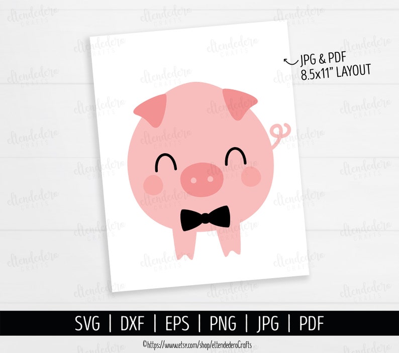 Piggy SVG. Baby Pig Bundle Clipart PNG. Piglet Boy Girl Cut - Etsy