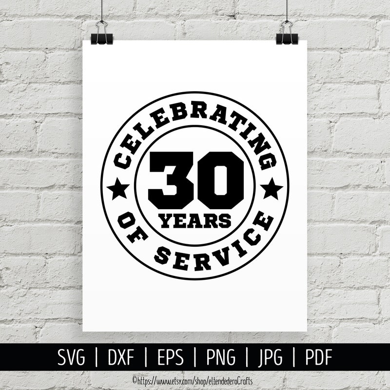 Years of Service Plaque - Etsy