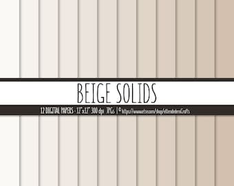 Navy Blue Solids Digital Paper Set. Plain Blue Backgrounds. Monochrome ...