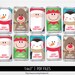 PRINTABLE Christmas Mini Candy Bar Wrappers. Classroom Mini Chocolate ...