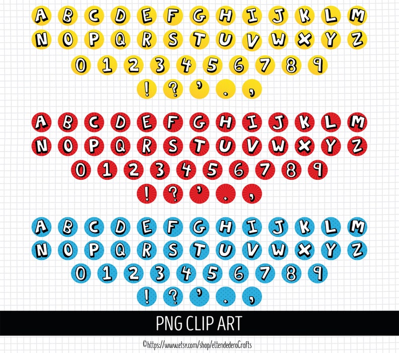 Superhero Alphabet Printable. Comic Book Letters and Numbers | Etsy