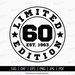 Sixty Est 1963 SVG. 60th Birthday Shirt Vector Cutting - Etsy