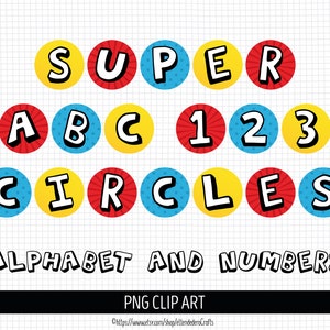 Superhero Alphabet Printable. Comic Book Letters and Numbers Circles ...