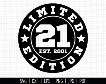 21 Birthday Cricut - Etsy