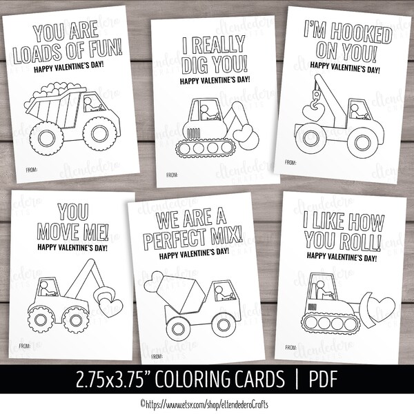 Construction Valentine - Etsy