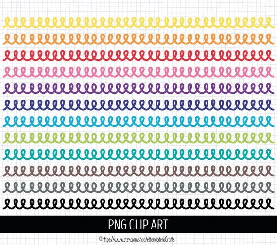 Decorative Colored Line Clipart