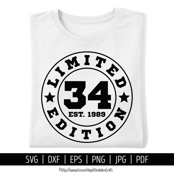 34th Birthday - Etsy