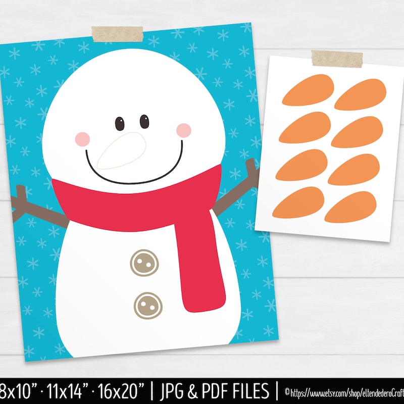 Snowman Noses - Etsy