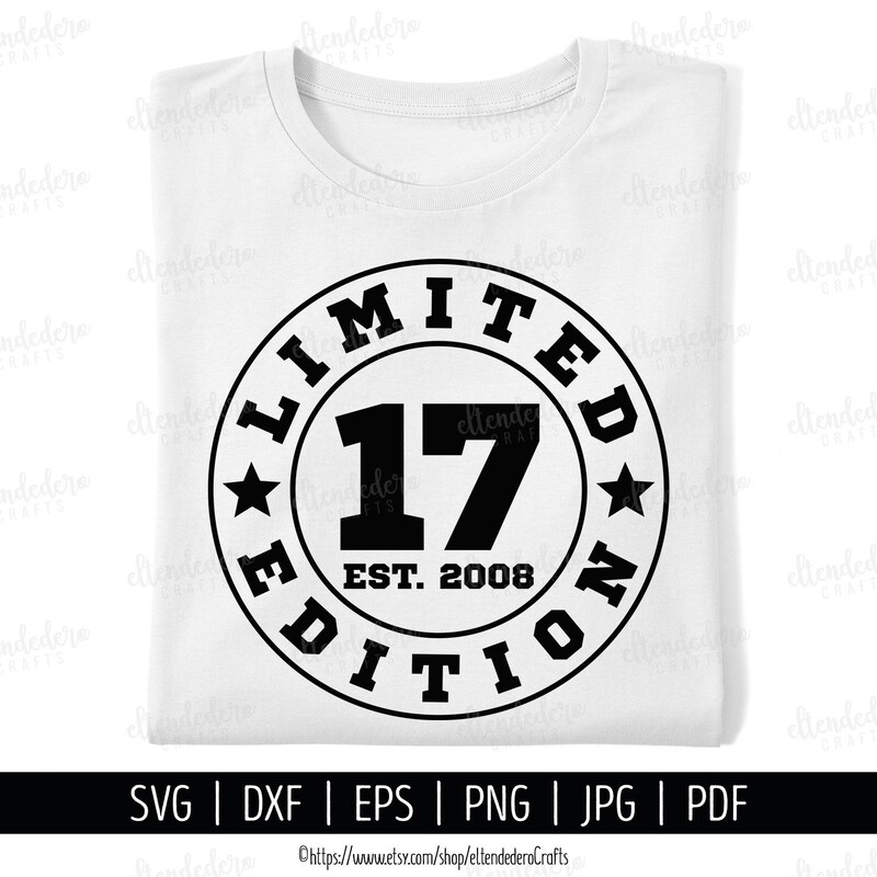 17th Birthday Svg - Etsy