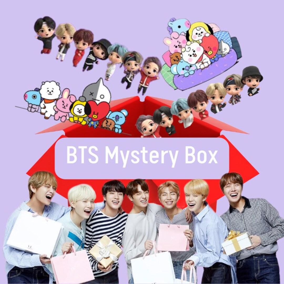 The Ultimate Bts/tinytan/bt21 Fan Package: A Mystery Box of - Etsy
