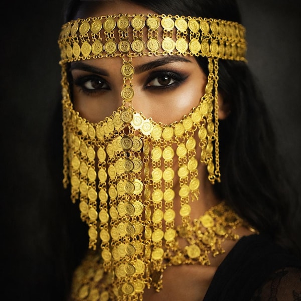 Arabian Face Veil - Etsy