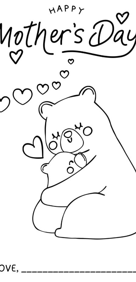 Mother's Day Coloring Sheet Gift All About Mom Survey - Etsy