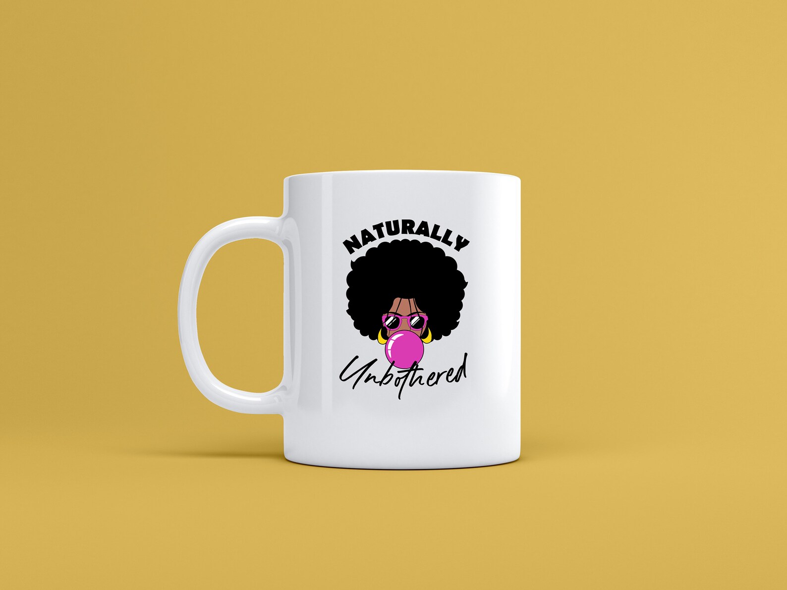 Naturally Unbothered SVG Pretty Afro Girl SVG Sister - Etsy