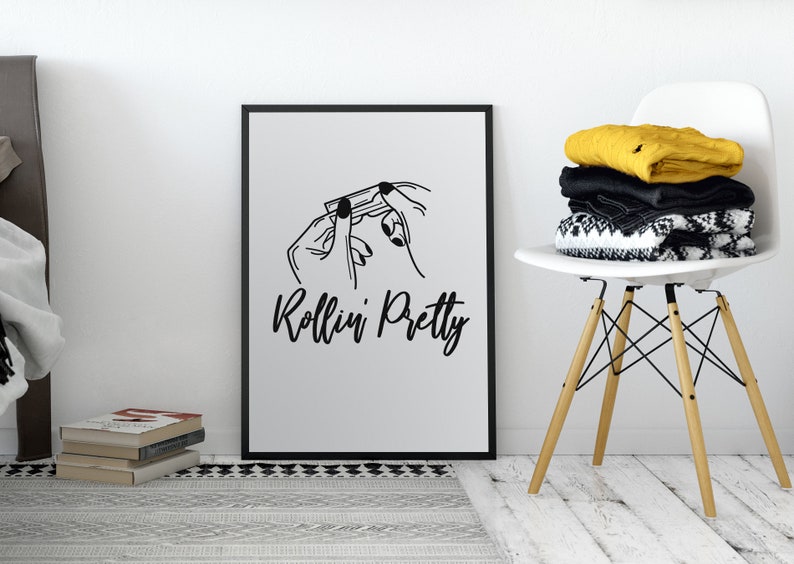 Rolling Pretty SVG/PNG / Smoker SVG/Png / Marijuana Svg/Png / | Etsy México