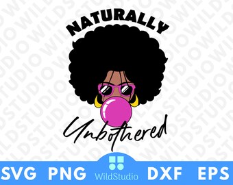 Unbothered Girl Svg - Etsy