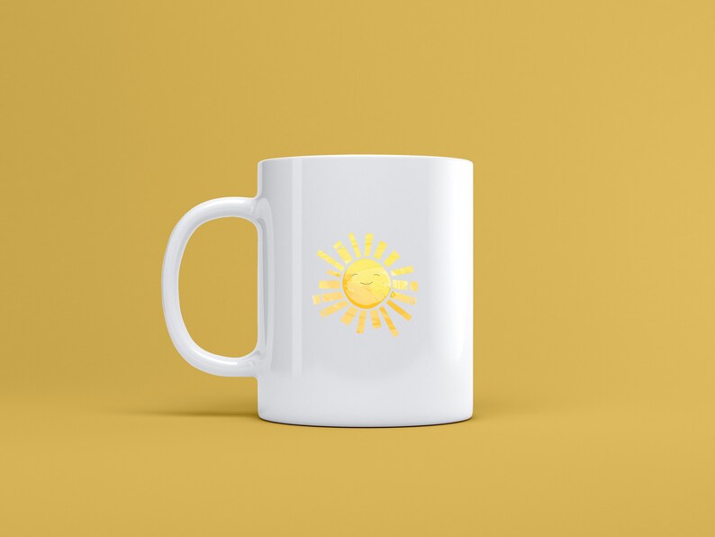 Happy Sun SVG / PNG Yellow Happy Sun Instant Download - Etsy