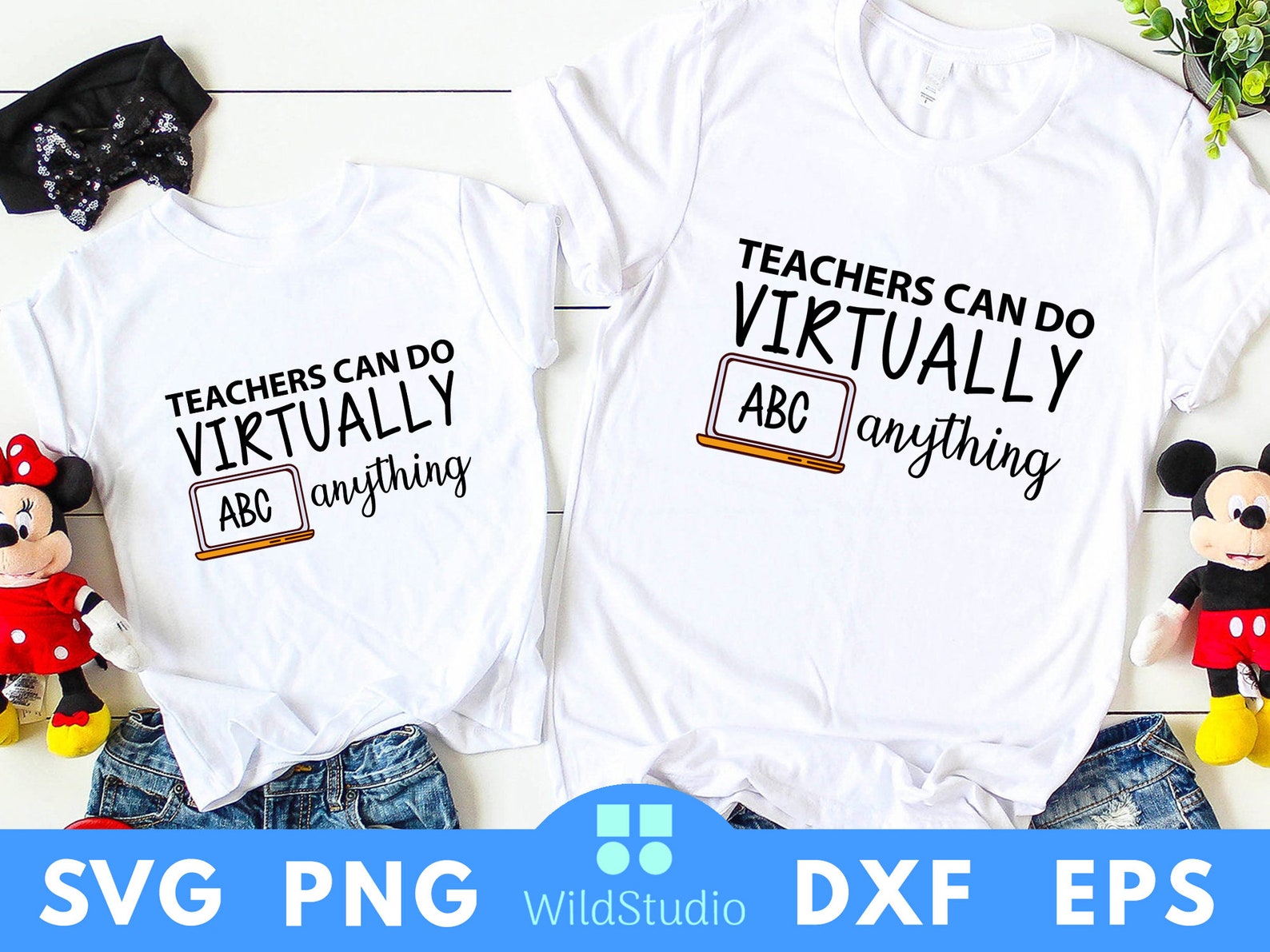 Teachers Can Do Virtually Anything SVG Home Teacher Instant Download ...