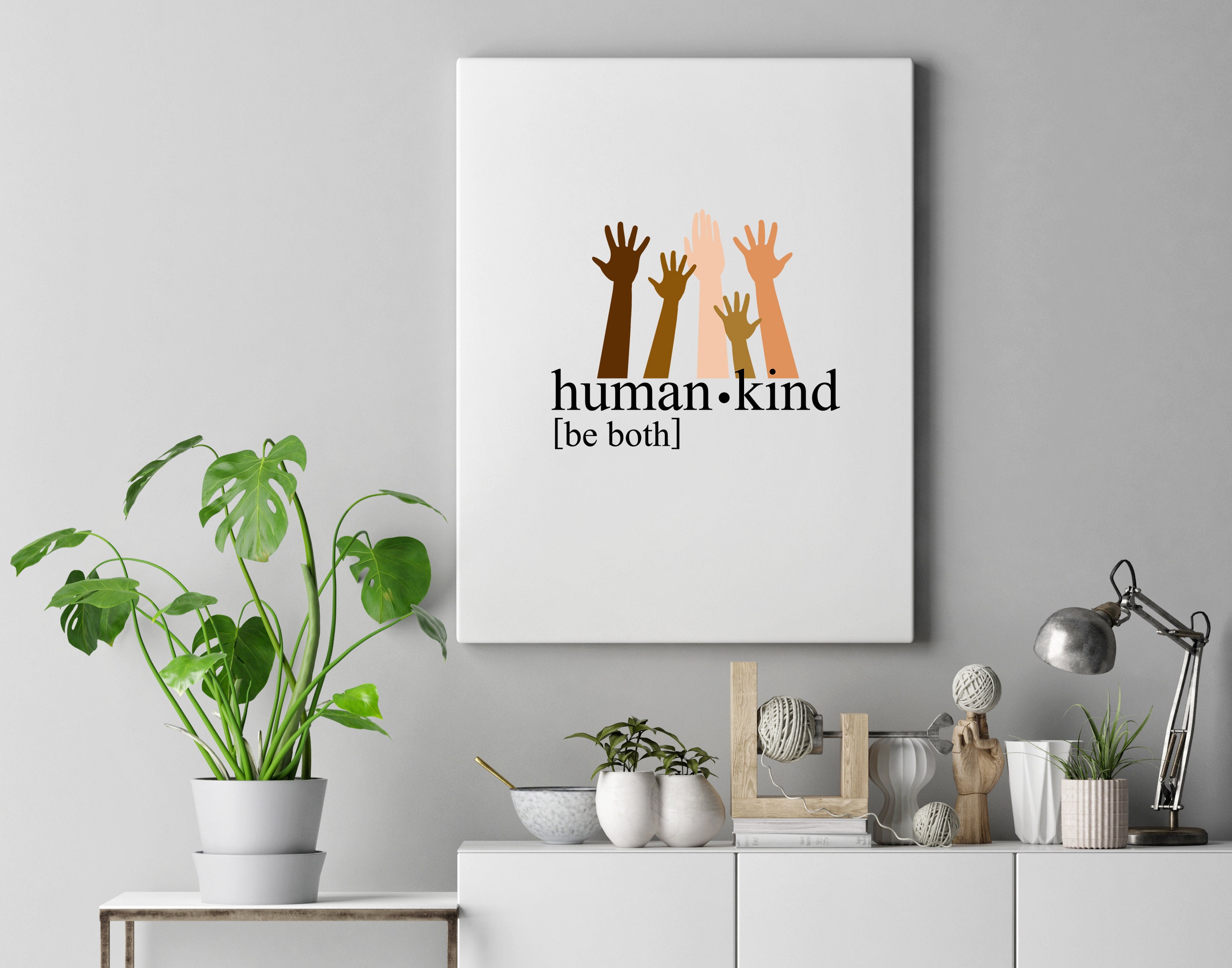 Human Kind Be Both SVG/PNG All Equal Svg/png Human Kind - Etsy