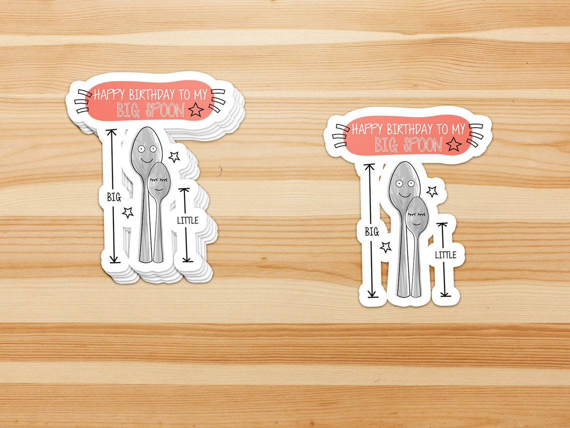 Happy Birthday to My Big Spoon SVG/PNG Birthday Boyfriend Svg / Png ...
