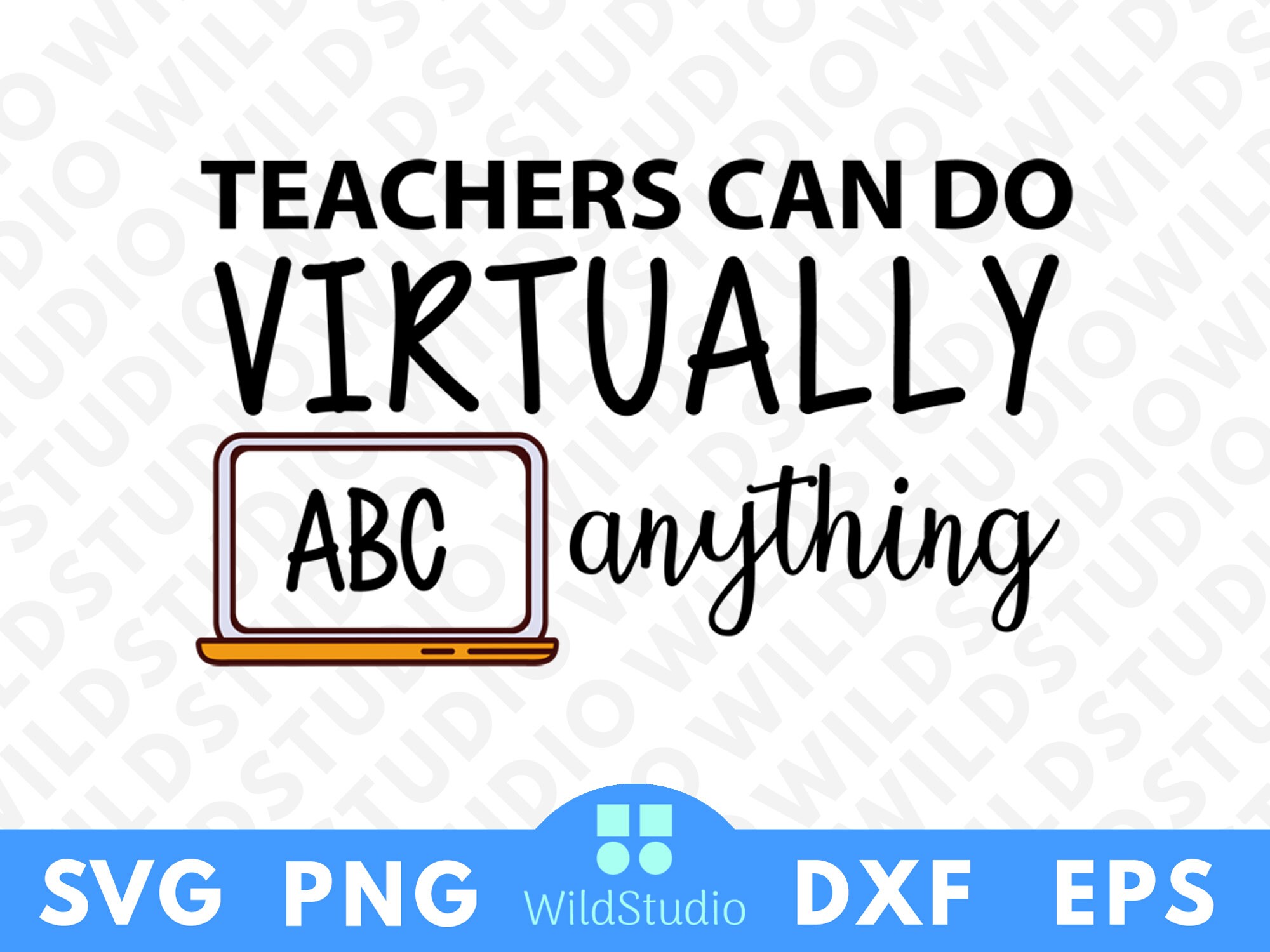 Teachers Can Do Virtually Anything SVG Home Teacher Instant Download ...