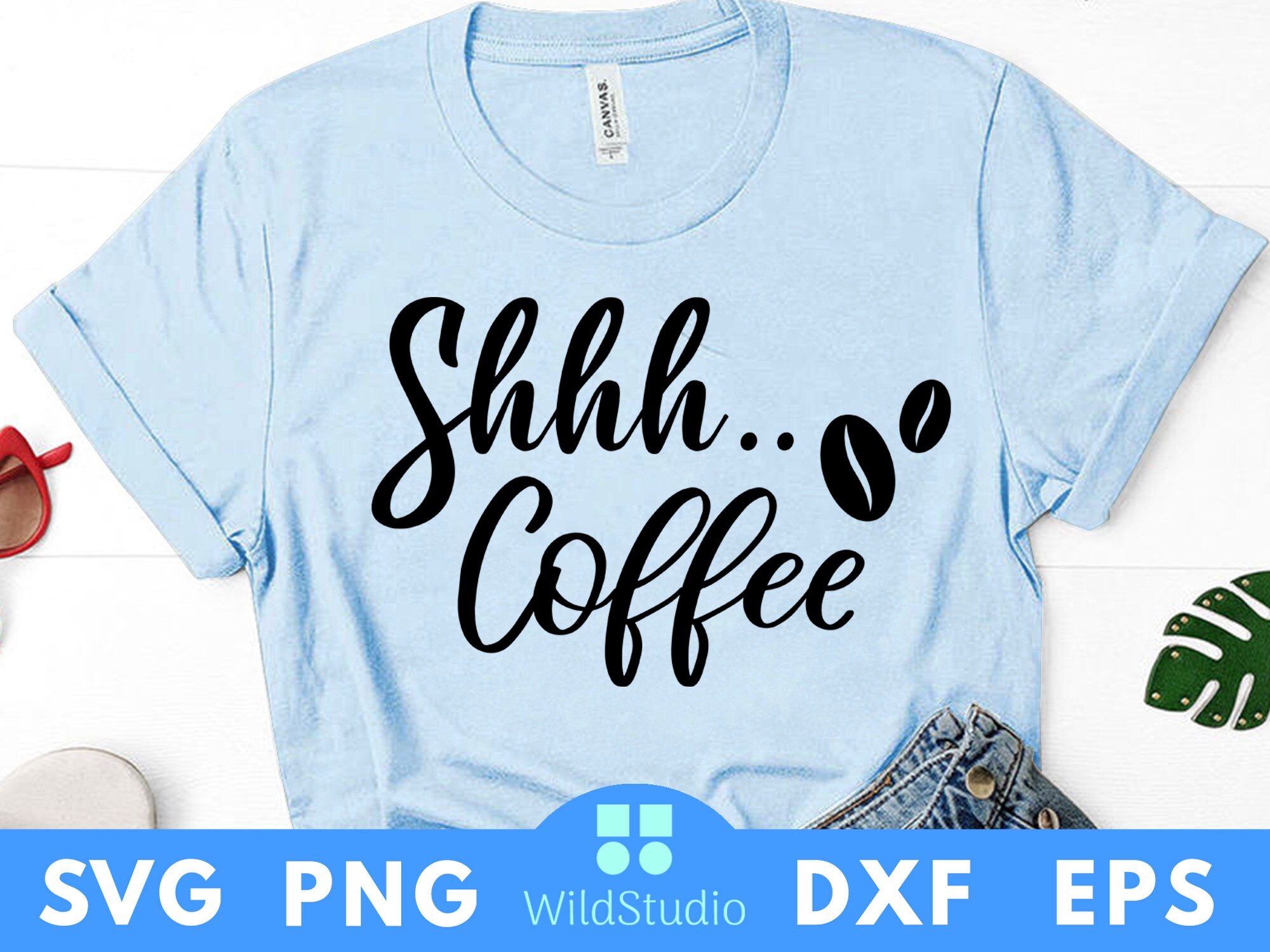 Shhh... Coffee Svg Png Coffee Addict Svg Png Caffeine Svg Png Coffee ...