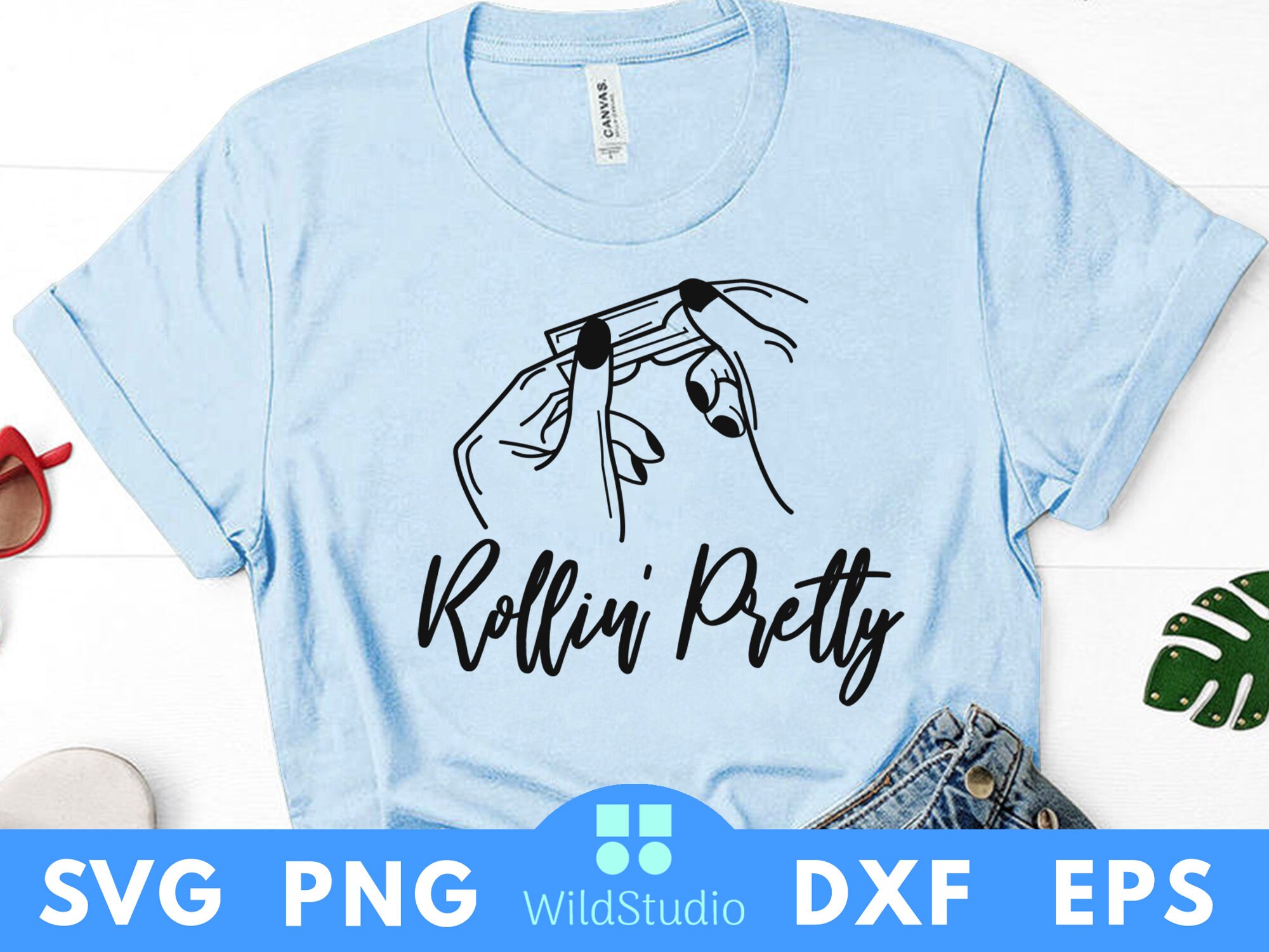 Rolling Pretty SVG/PNG Smoker Svg/png Marijuana Svg/png - Etsy