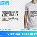 Teachers Can Do Virtually Anything SVG Home Teacher Instant Download ...