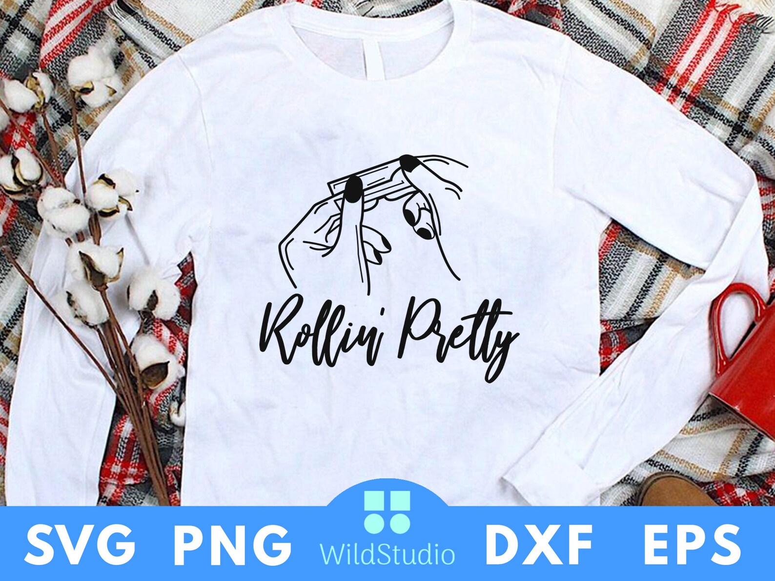 Rolling Pretty SVG/PNG / Smoker SVG/Png / Marijuana Svg/Png / Weed Svg ...