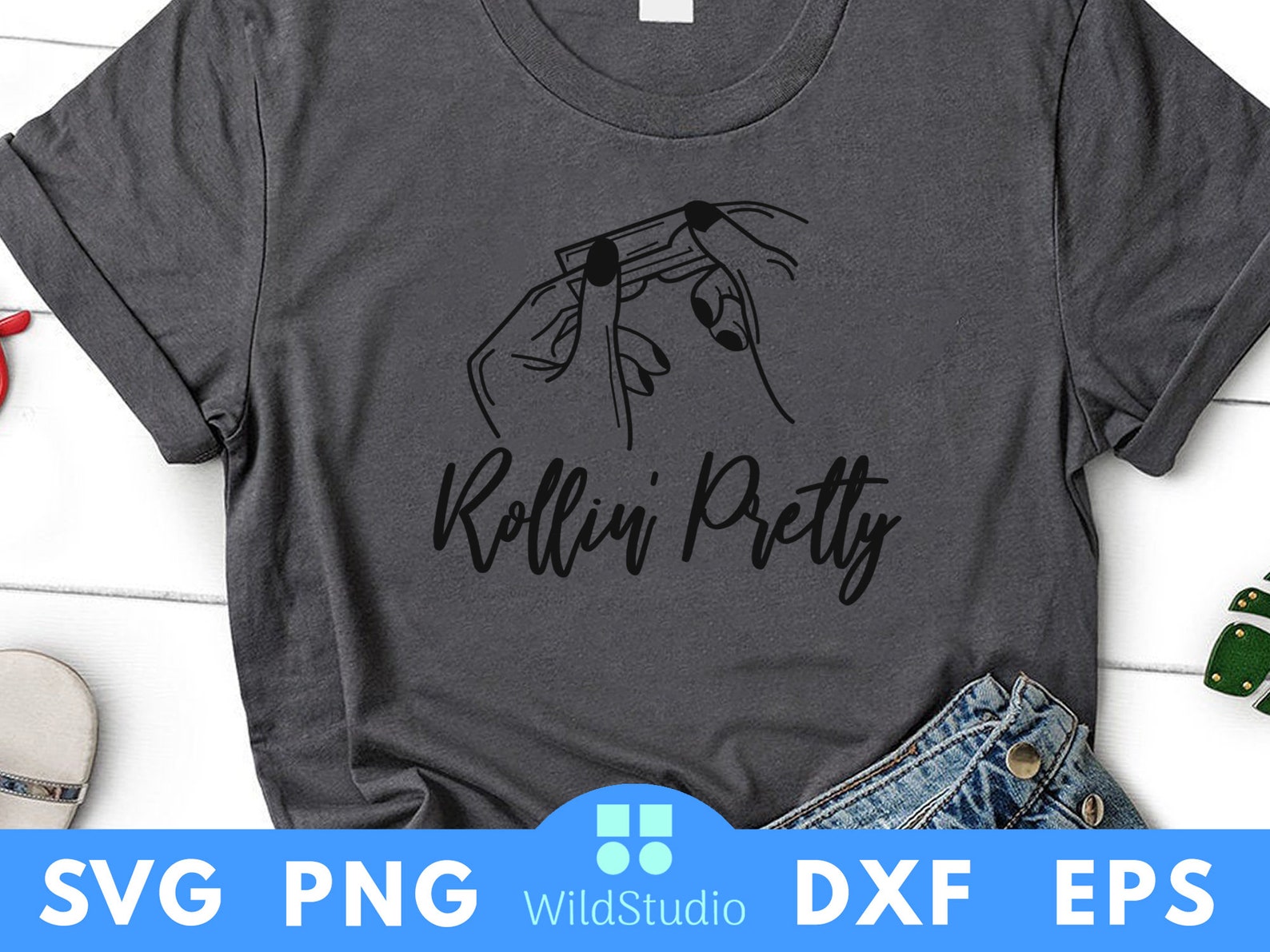 Rolling Pretty SVG/PNG Smoker Svg/png Marijuana Svg/png - Etsy