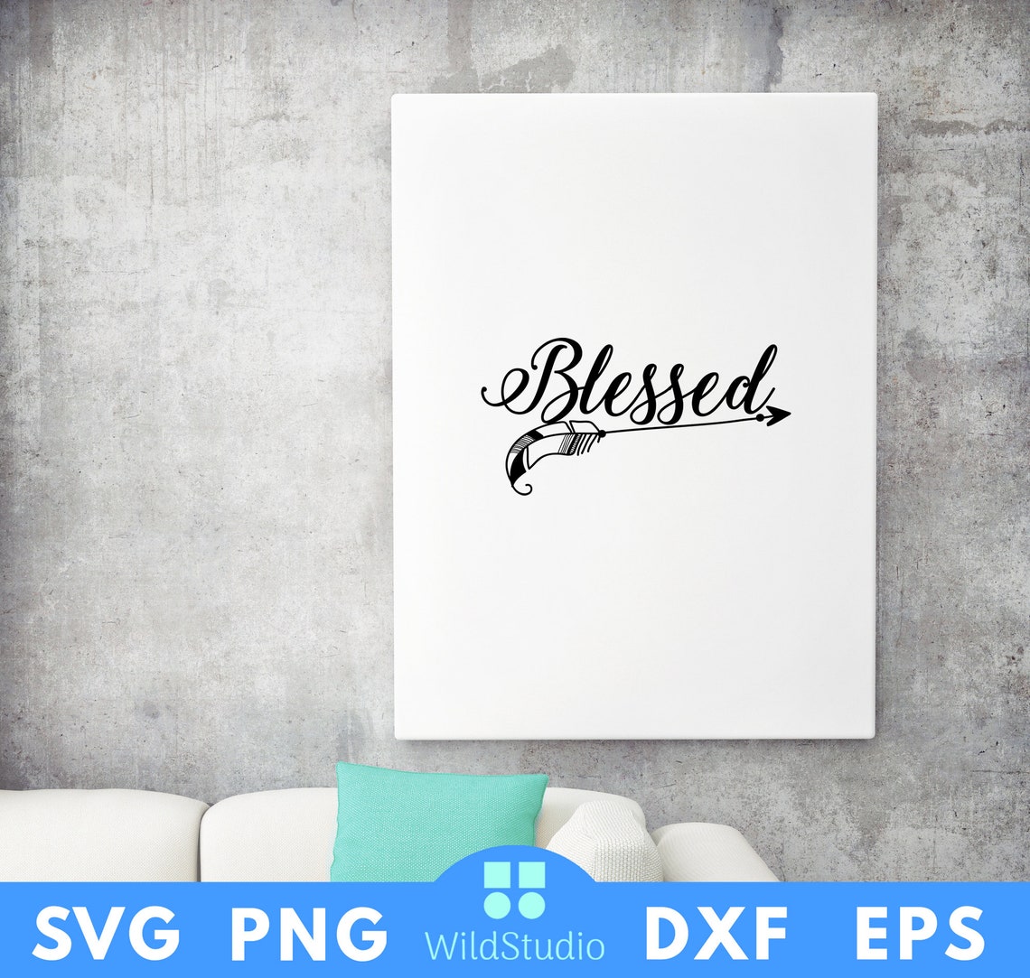 Blessed Arrow SVG/PNG Svg Eps Png Dxf Cricut / - Etsy