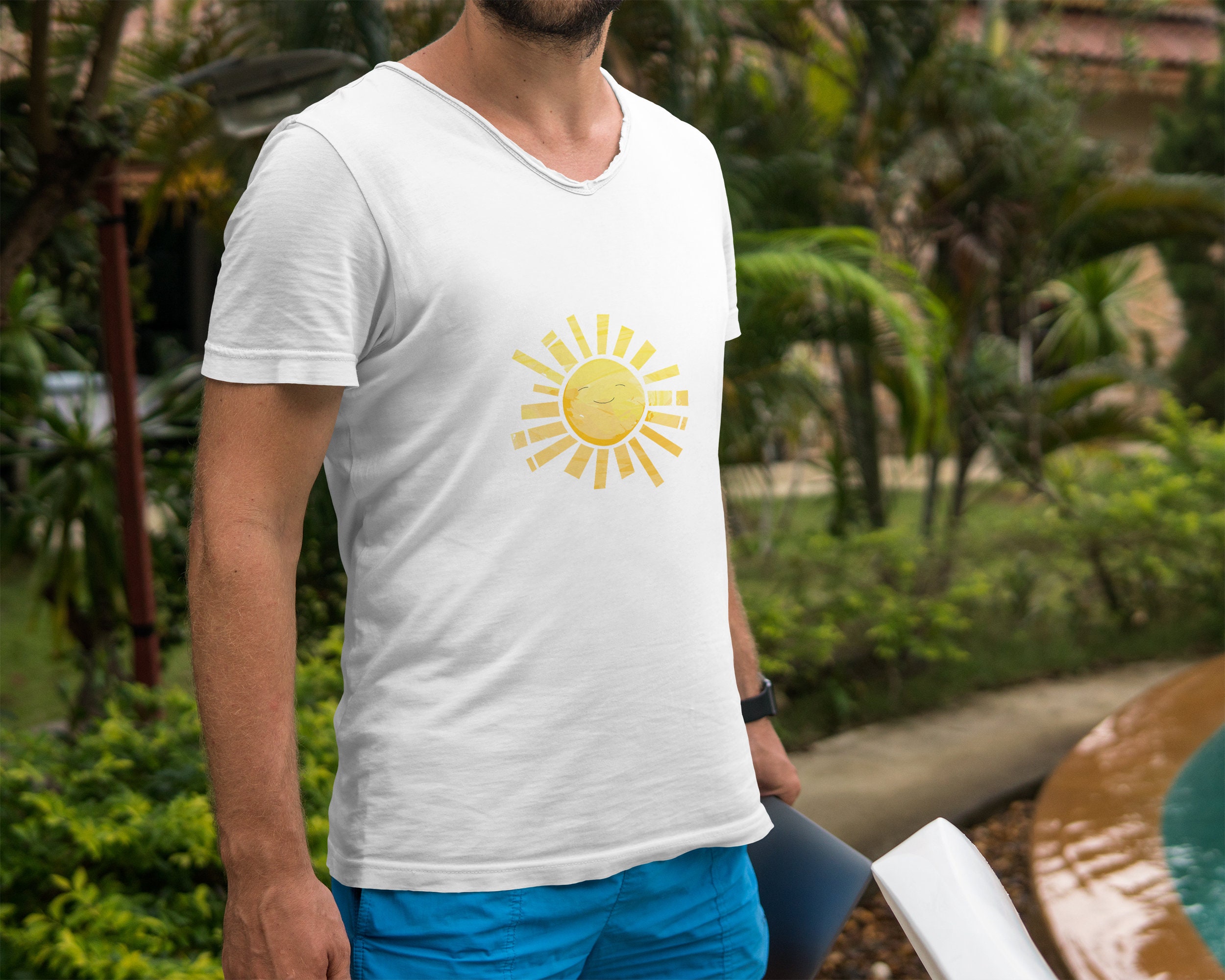 Happy Sun SVG / PNG Yellow Happy Sun Instant Download - Etsy