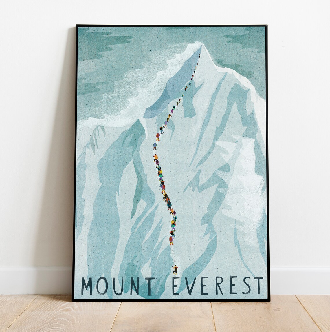 Mount Everest. Travel poster. Wall Decoration. Boho. Vintage. | Etsy