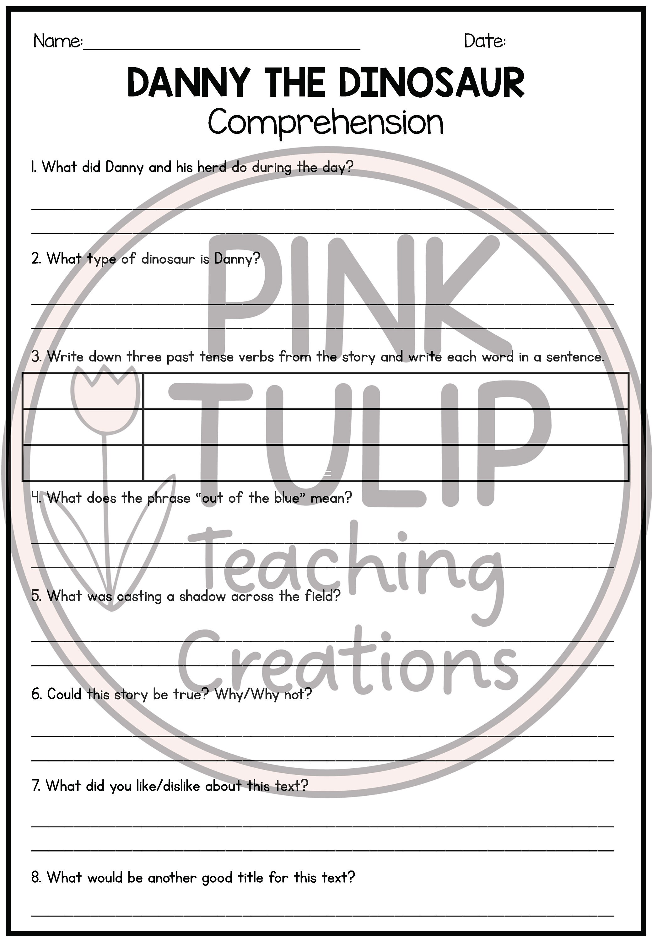 Recount Text Examples Ten Reading Samples With Comprehension - Etsy