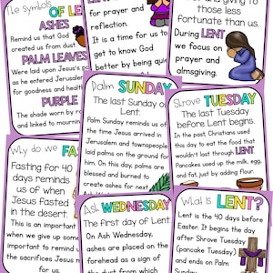 Lent Posters - Classroom Decor - Etsy