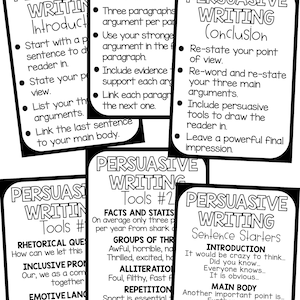 Persuasive Writing Posters - Classroom Decor - Etsy
