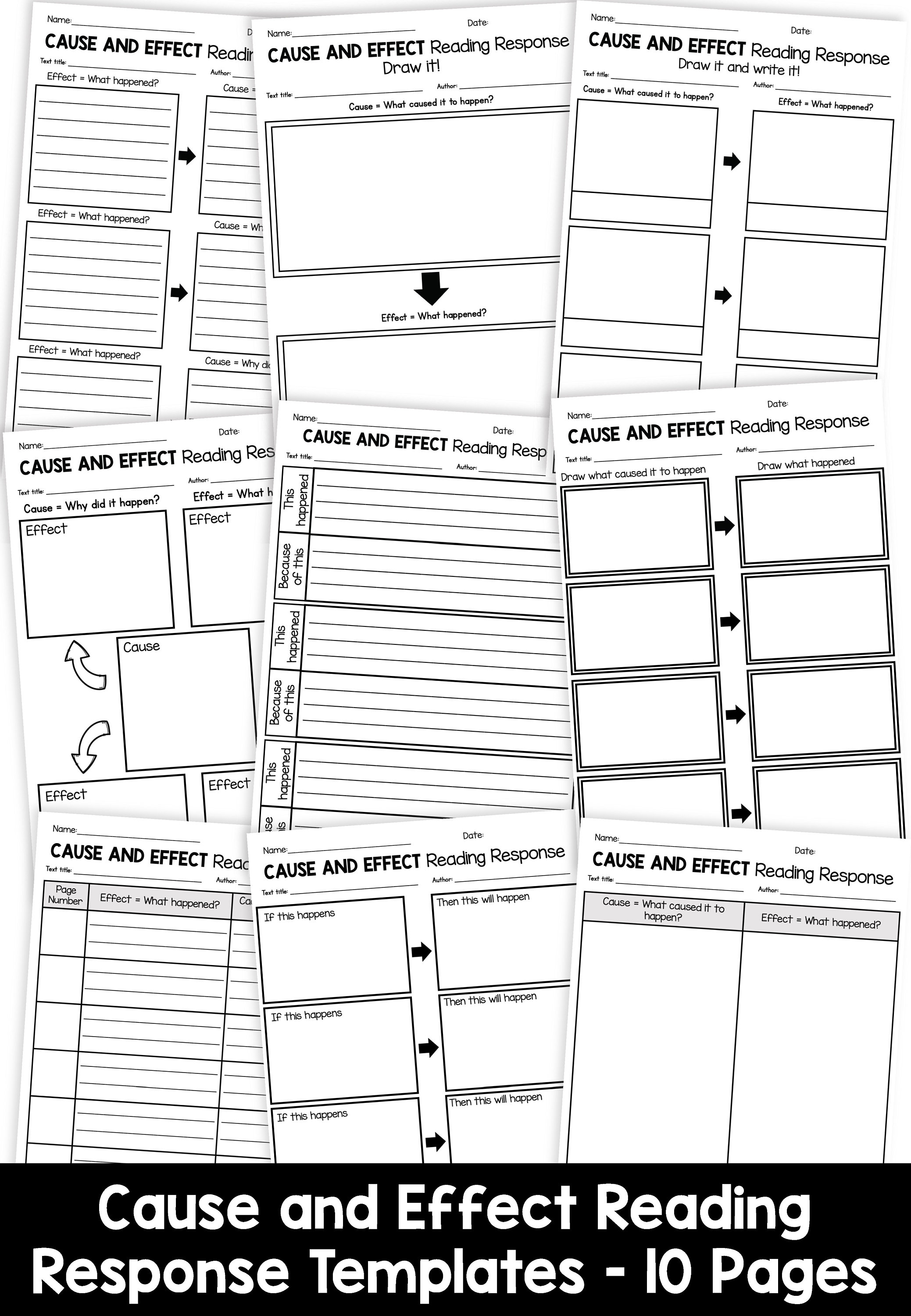 Reading Response Templates - Reading Strategies Bundle - Etsy