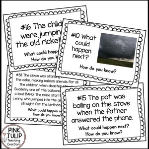 Making Predictions (predicting) - Task Cards - Etsy