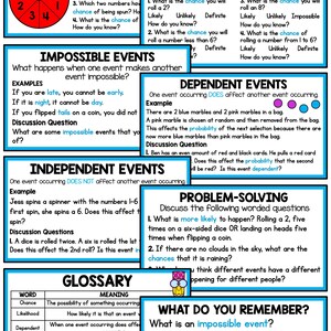 Chance and Probability - Teaching Powerpoint Presentation - Etsy
