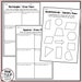 2D Shapes, Lines, and Patterns - Worksheet Pack - Etsy