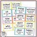 Sight Word Cards 101-200 High Frequency Words With Sentences - Etsy