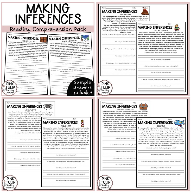 Reading Strategy Bundle - Comprehension Passages - Etsy